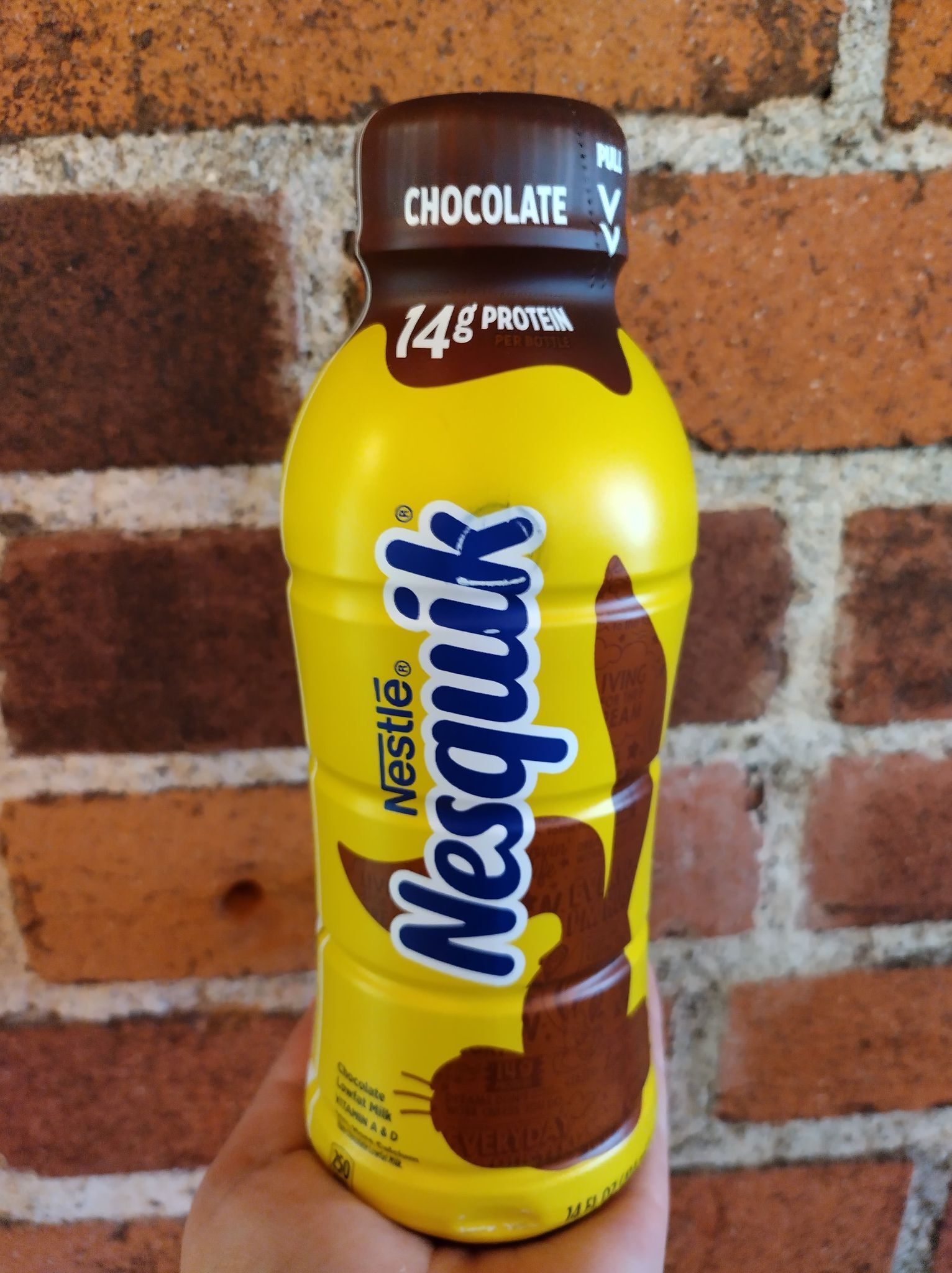 Nesquik Chocolate Milk Bottle